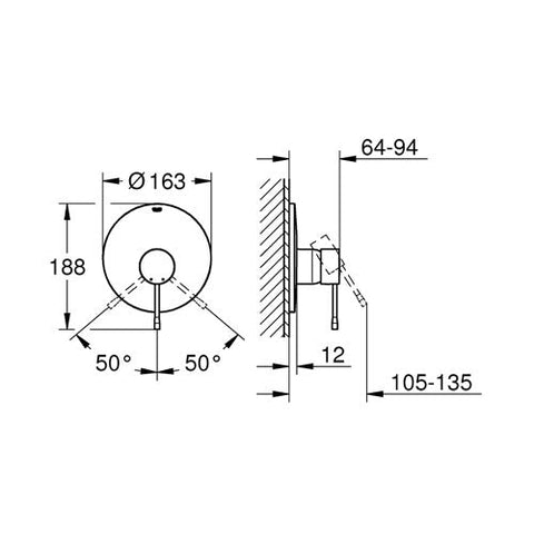 GROHE Essence Single-Lever Shower Mixer – Grohe Online