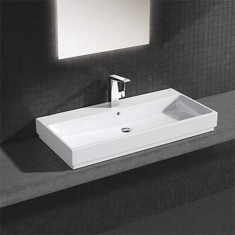 GROHE Cube Ceramic Rectangular Counter Top Vanity Basin – Grohe Online
