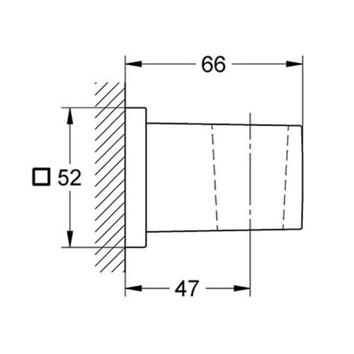 Euphoria Cube Wall Hand Shower holder | GROHE Online Hand Shower ...