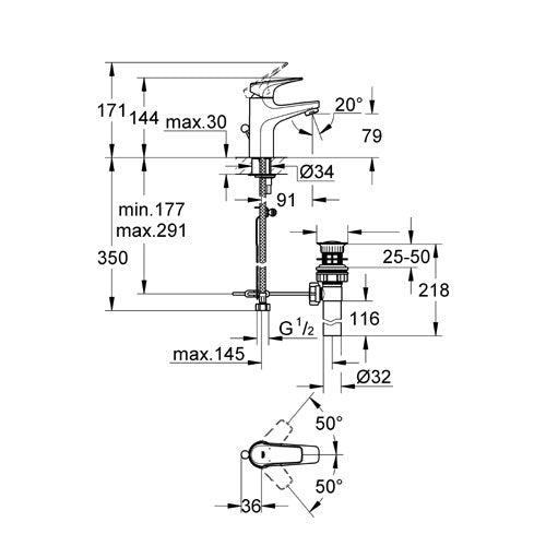 GROHE BauFlow Basin Mixer – Grohe Online