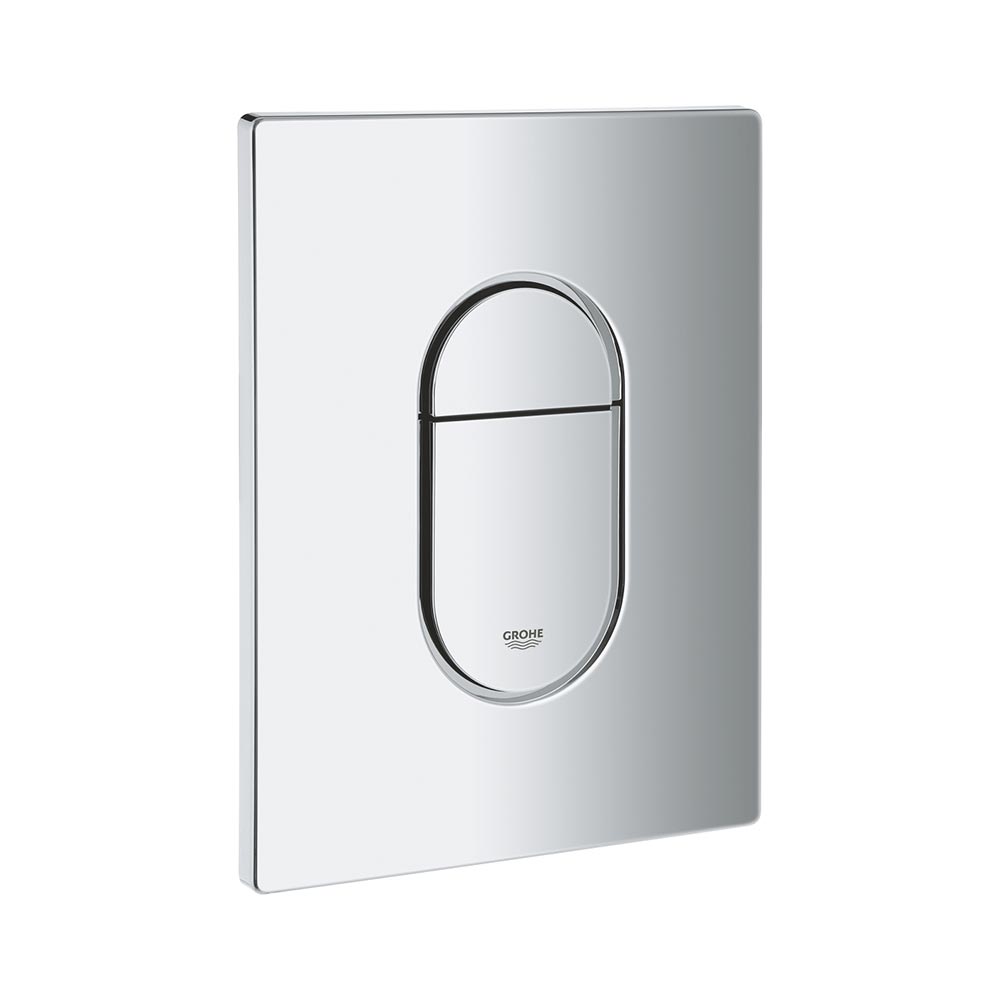 Arena Cosmopolitan Flush Plate - Chrome | GROHE Online – Grohe Online